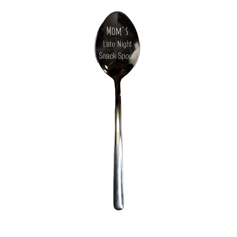 Personalized Snacking Spoon, Customized Spoon, Late Night Snack Spoon ...