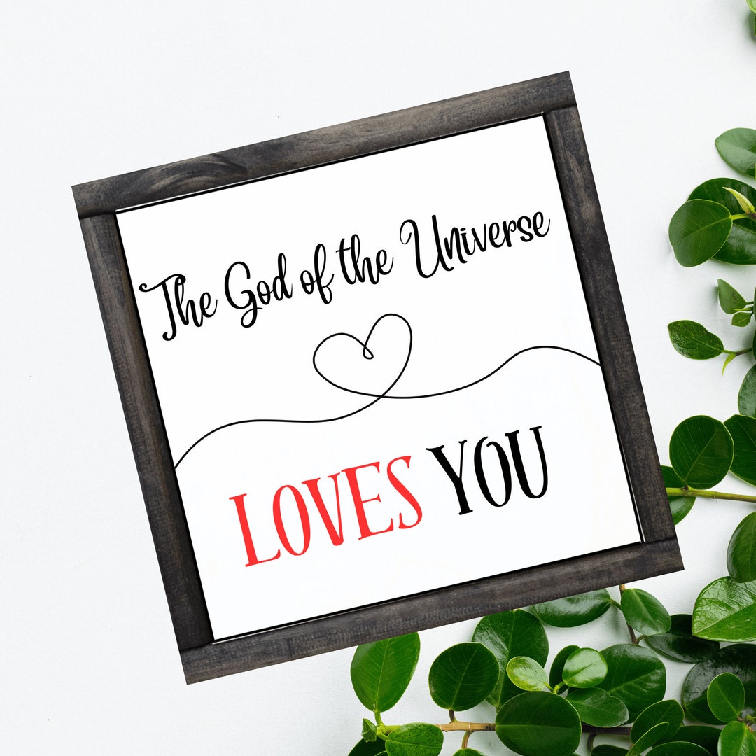 God Loves You Jesus Loves You Christian Signs Signs for - Etsy