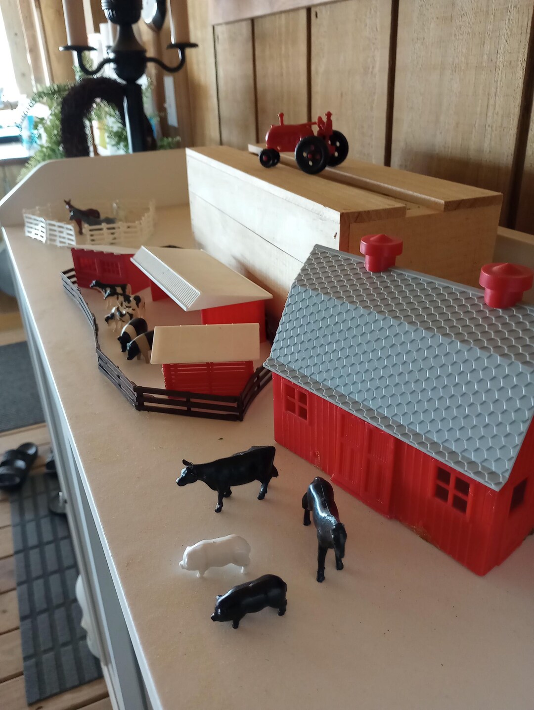HO Scale Farm Scene 1950-1990s - Etsy