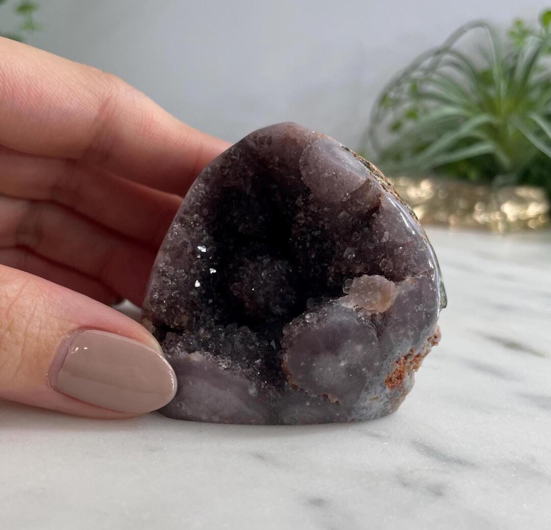 Mini Sugar Amethyst Geode - Etsy
