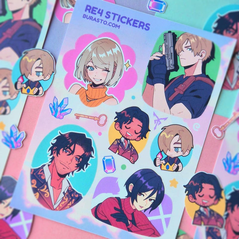 Ashley Re4 Stickers - Etsy