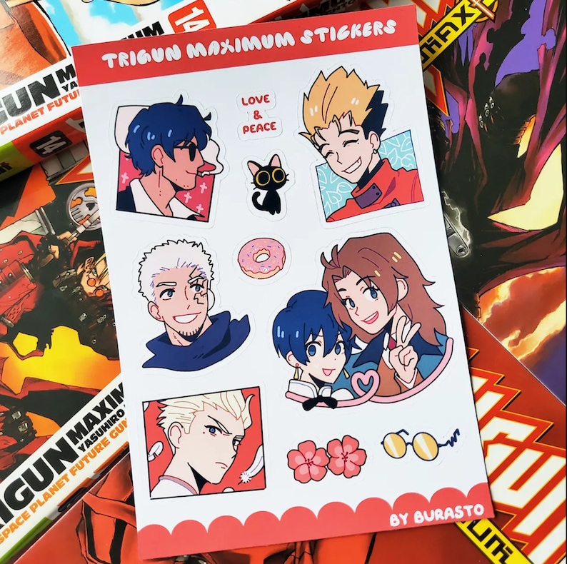 Trigun Prints & Stickers - Etsy