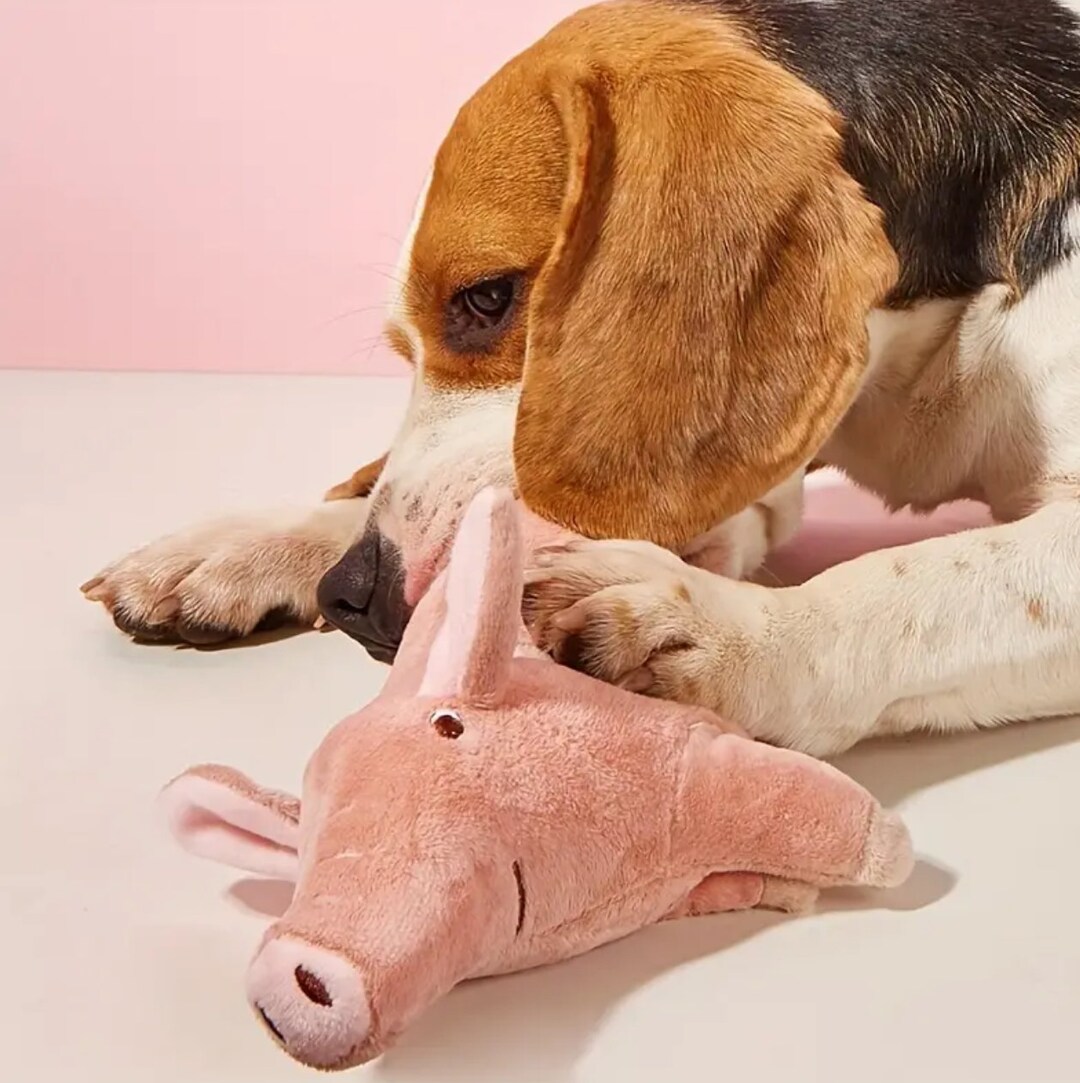 Plush Pig Dog Toy, Chewable, Cuddly, Soft and Durable, Gift for Spoiled ...