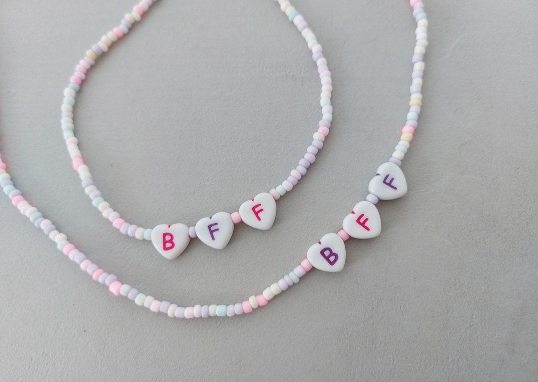 BFF Necklaces | Great for 2best Friends. A Set of 2 BFF Chokers - Etsy