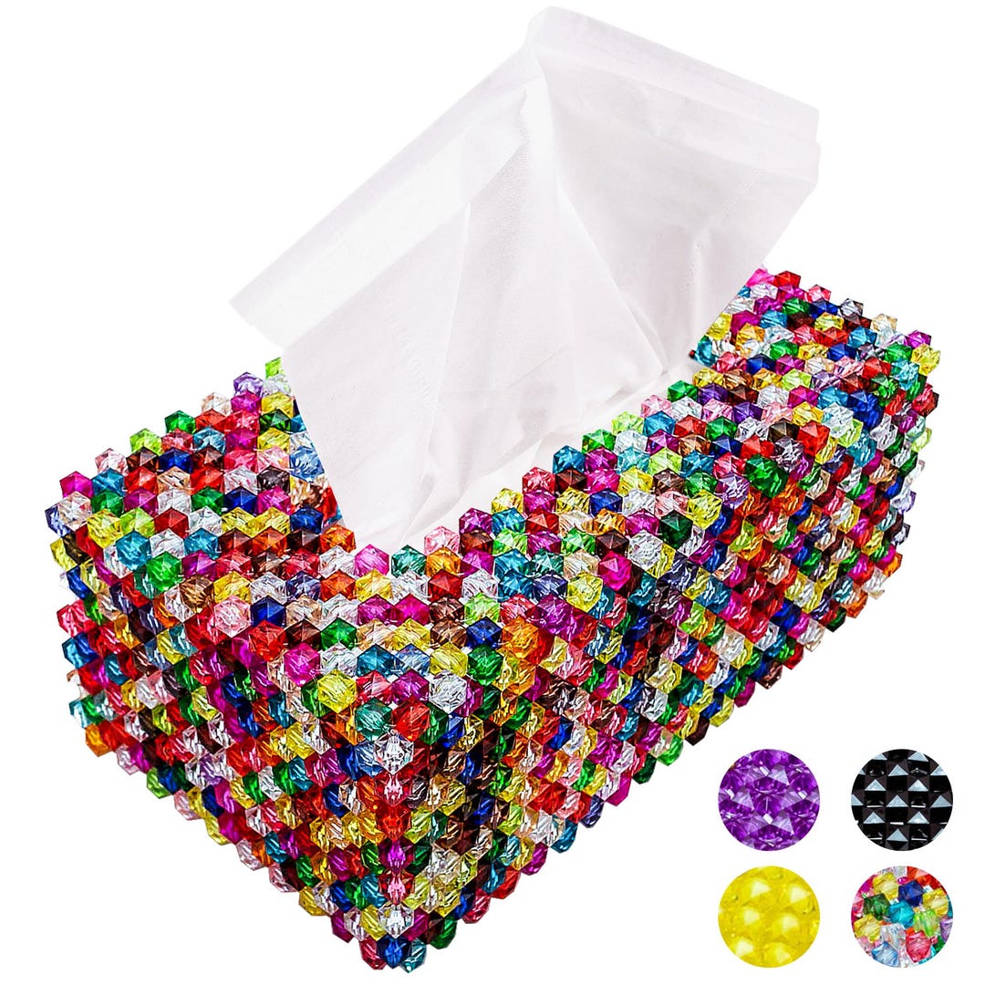 Tissue Box Cover,tissue Box Holder, Black Tissue Box Cover,rectangle ...