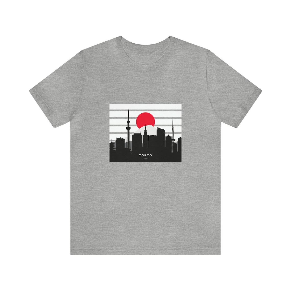 Tokyo Japan Tshirt Japanese Streetwear Graphic Tee Rising Sun Tokyo ...