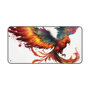 Fire Dragon Large Gaming Mouse Pad, Fantasy Gaming Desk Mat, Custom XXL ...