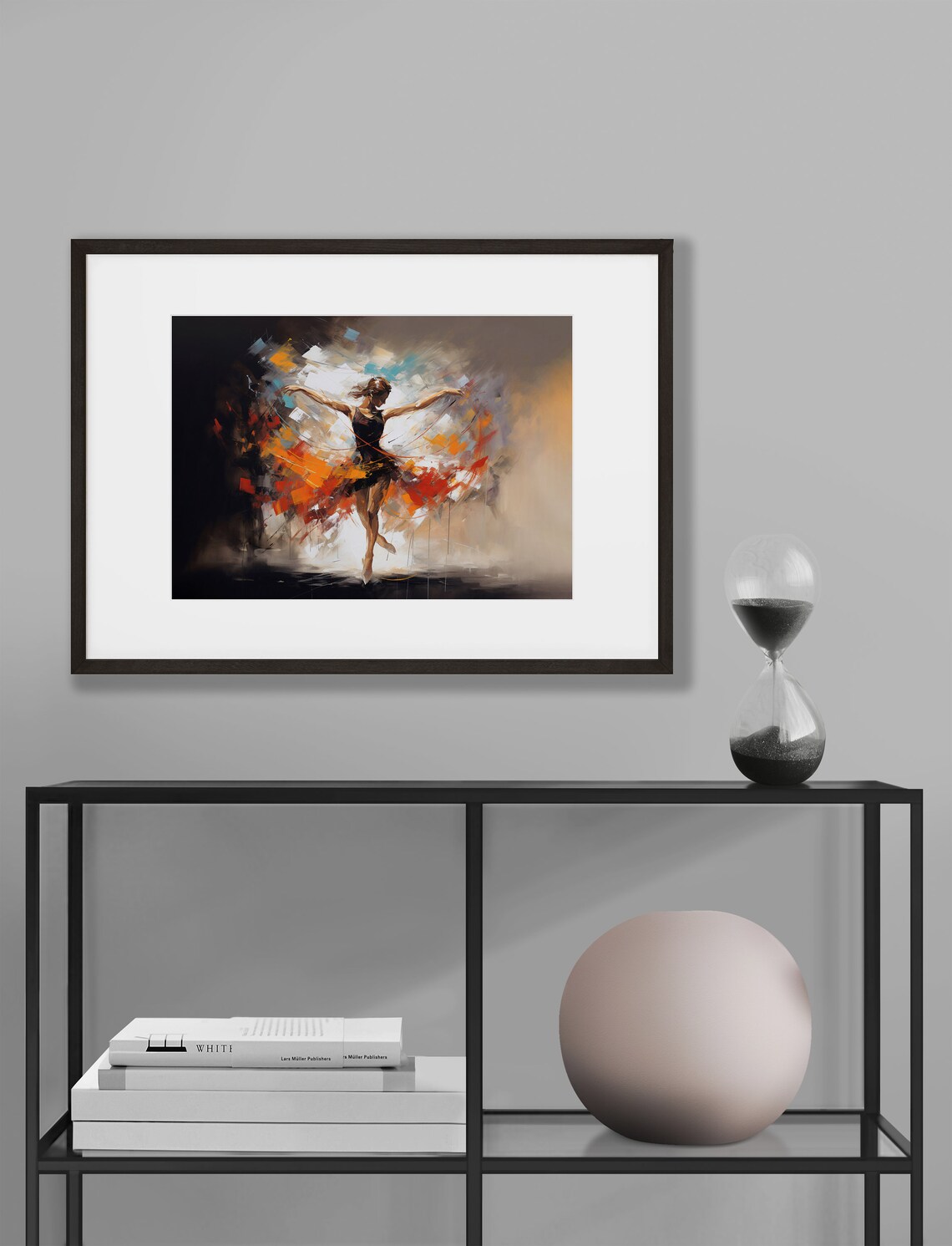 Abstract Woman Dancing Printable Art Female Silhouette - Etsy