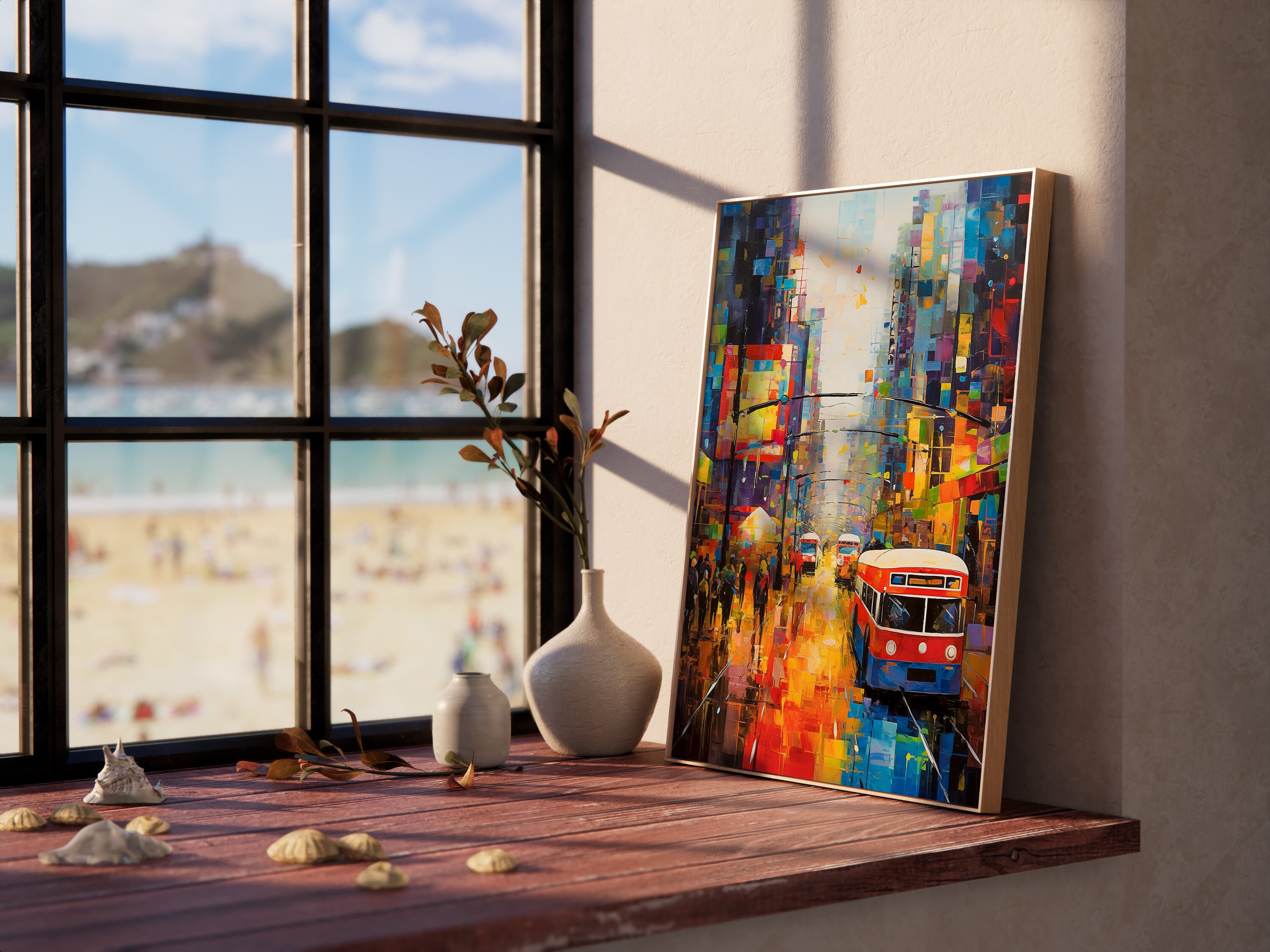 Cityscape Wall Art City Street Digital Print Modern City - Etsy