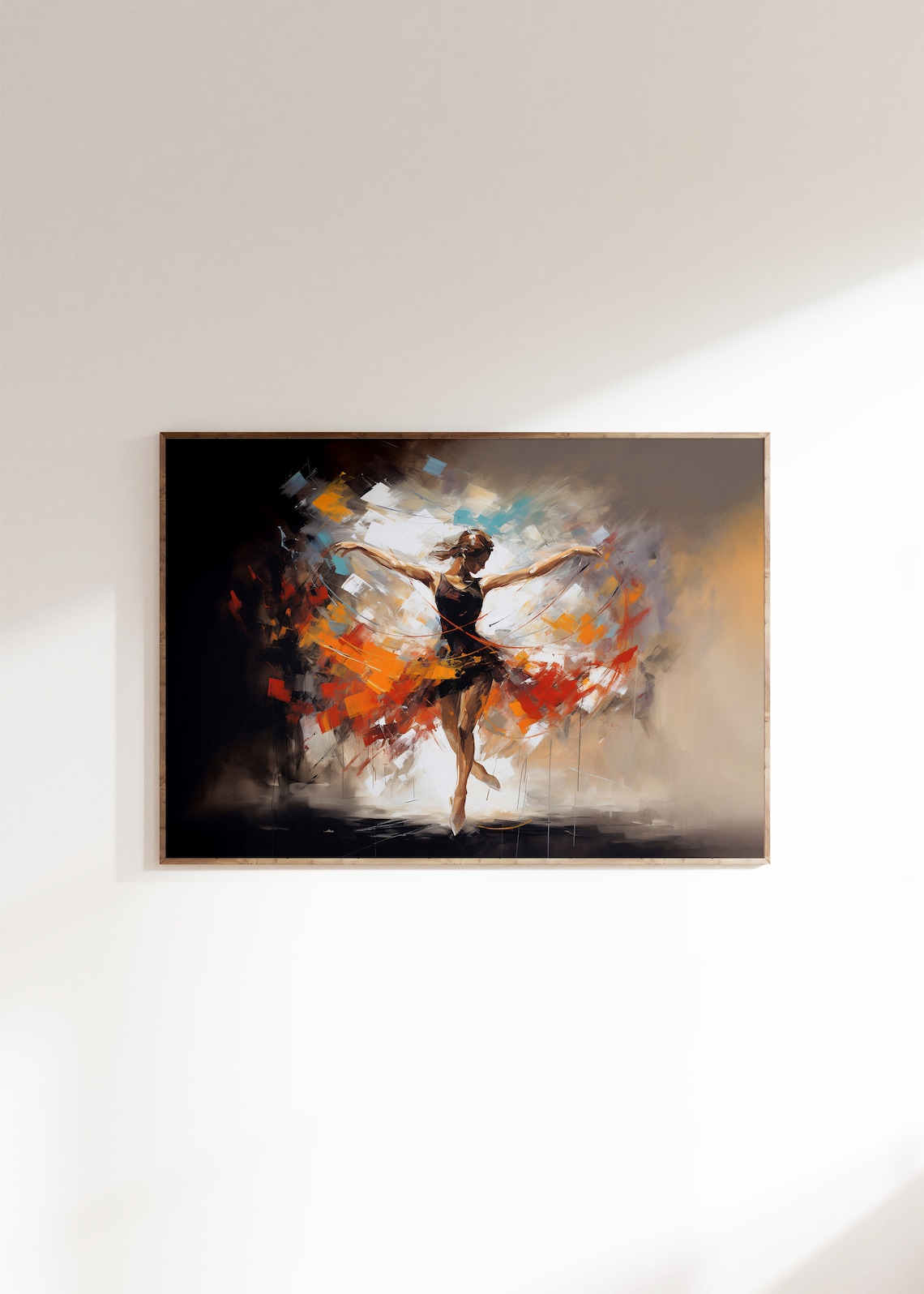 Abstract Woman Dancing Printable Art Female Silhouette - Etsy