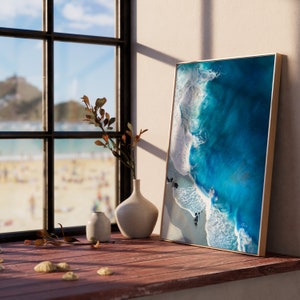 Beach Digital Print | Modern Coastal Art | INSTANT DOWNLOAD | Ocean ...