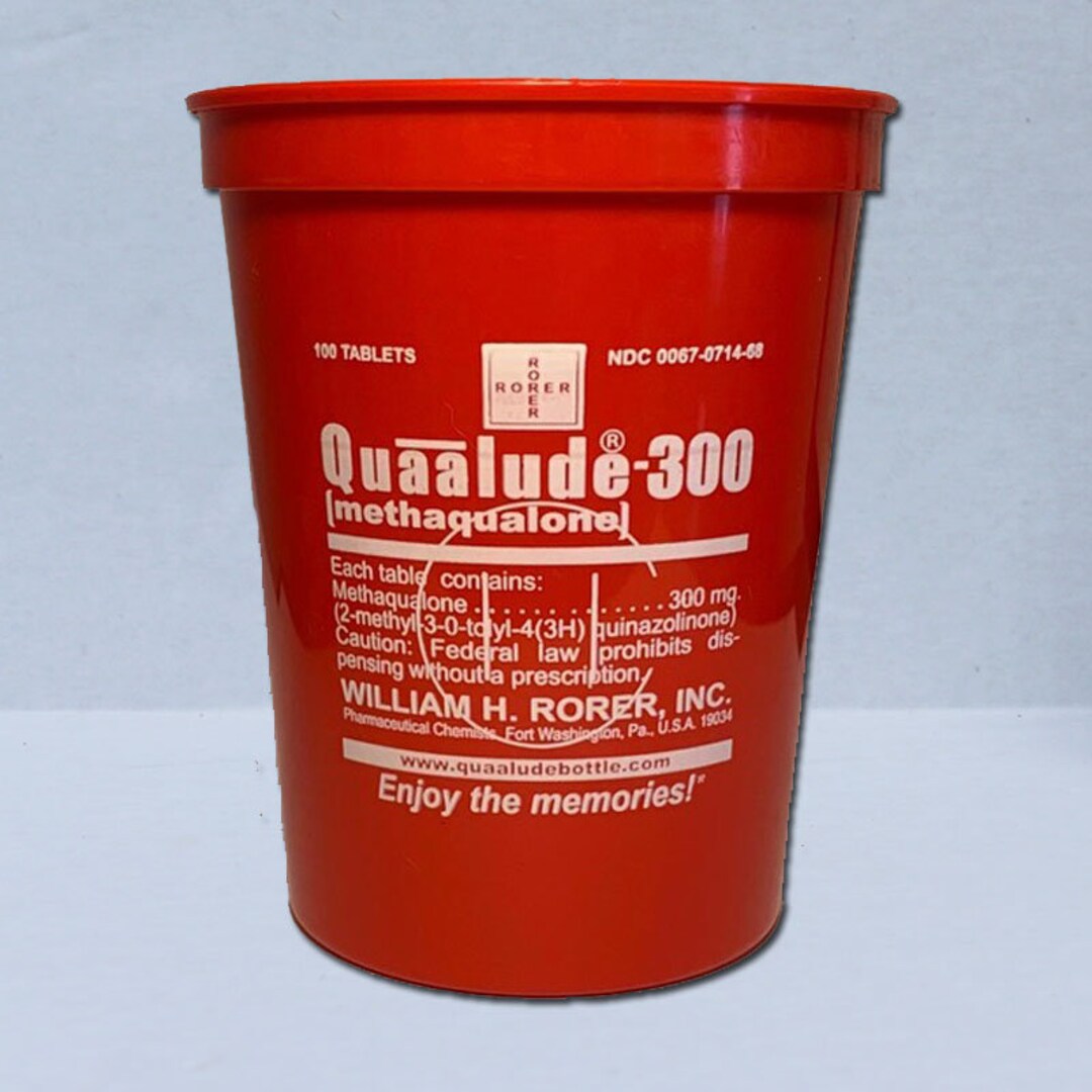 Quaaludes Stadium Cup, Rorer 714 (methaqualone/mandrax) Cup, A Great ...