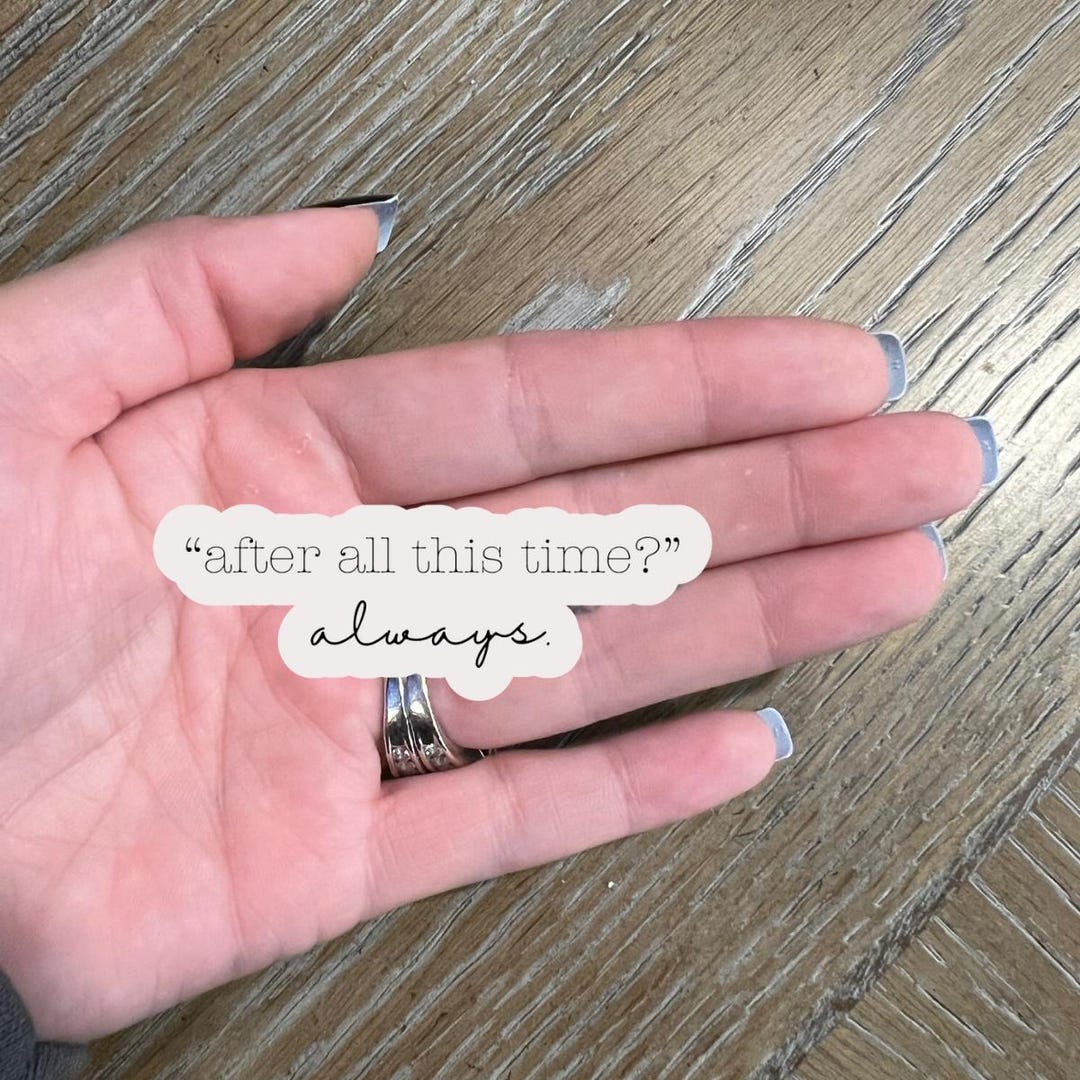 After All This Time Sticker L Water Bottle Sticker L Kindle Sticker L ...