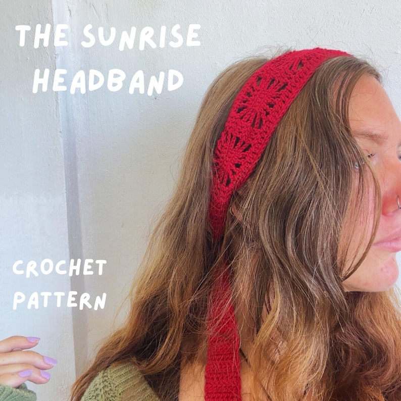 The Sunrise Headband Crochet Pattern, Digital Download - Etsy