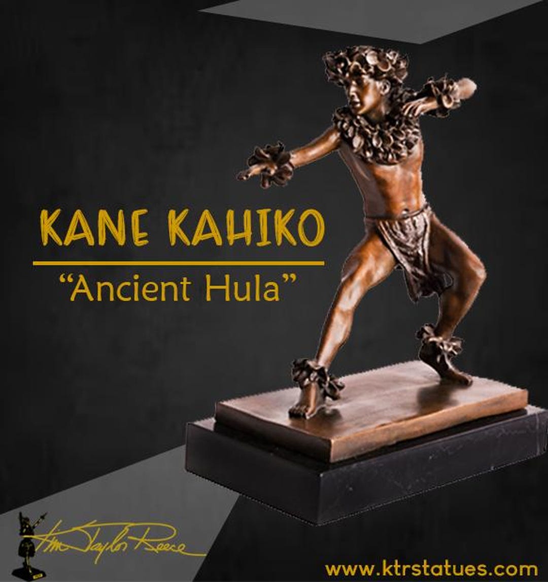 Kim Taylor Reece Bronze Statue Kane Kahiko “ancient Hula” Kim Taylor ...