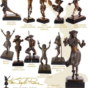Kim Taylor Reece Bronze Statue Aloha “greeting”, KTR Artwork, Bronze ...
