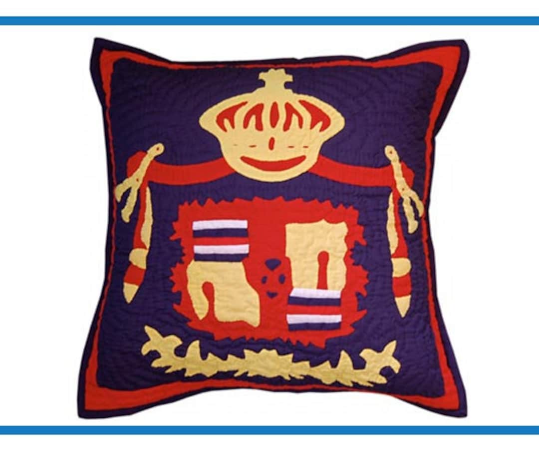 18″ Hawaiian Quilt Pillow Slip – Hawaiian Crest - Etsy