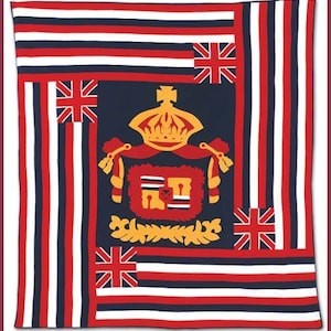 Hawaiian Quilt Bedspread – Hawaiian Flag Design |hawaiian Quilt ...