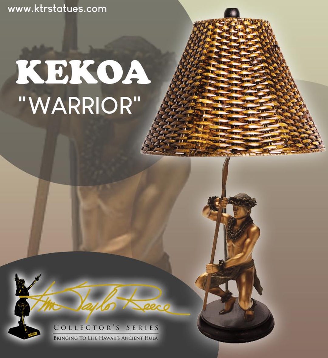 Kim Taylor Reece Lamp Kekoa “warrior”, Kim Taylor Reece Artwork - Etsy