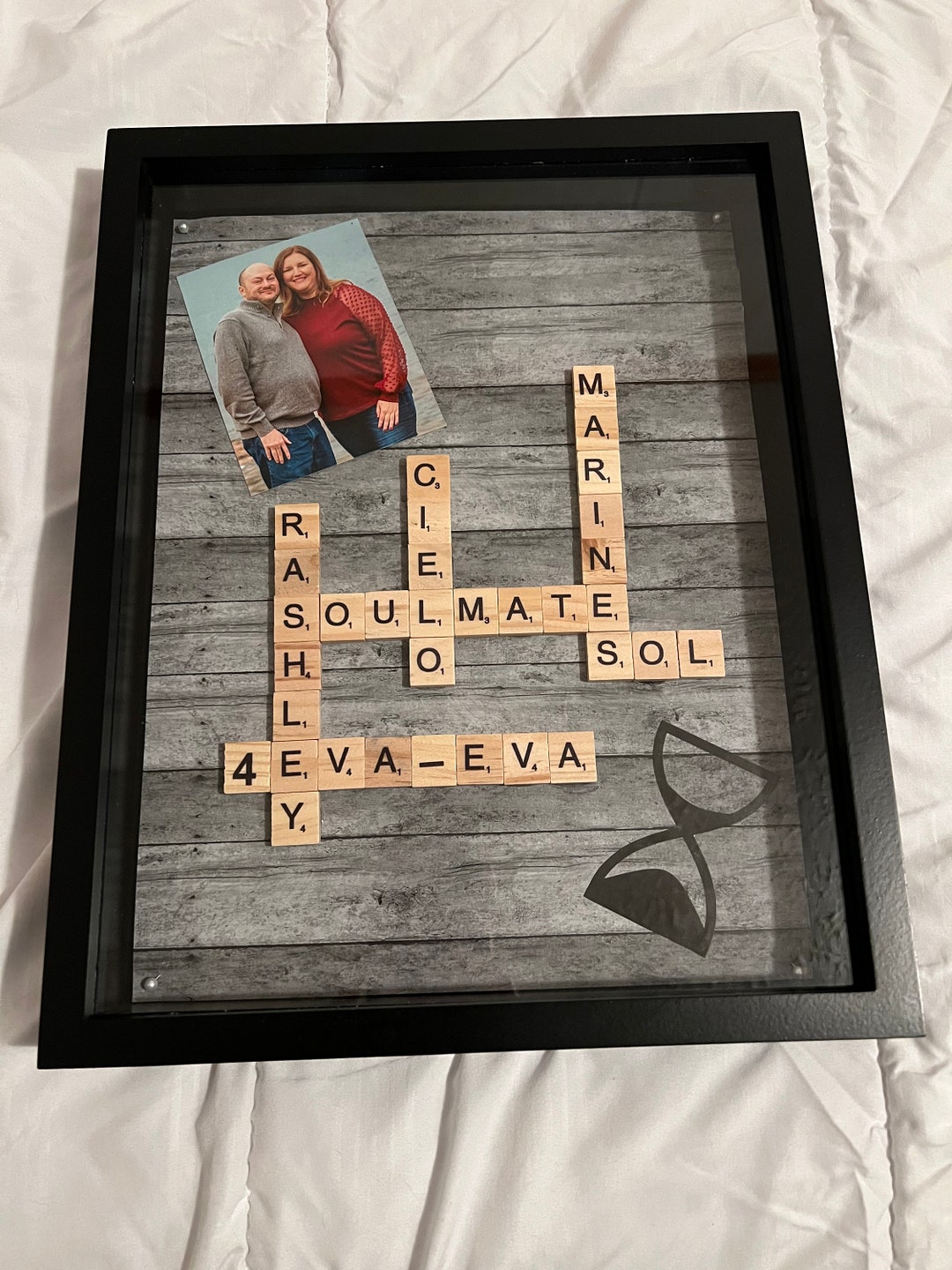 Personalized Scrabble Tile Frames, Bridal Shower Gifts, Wedding Gifts ...