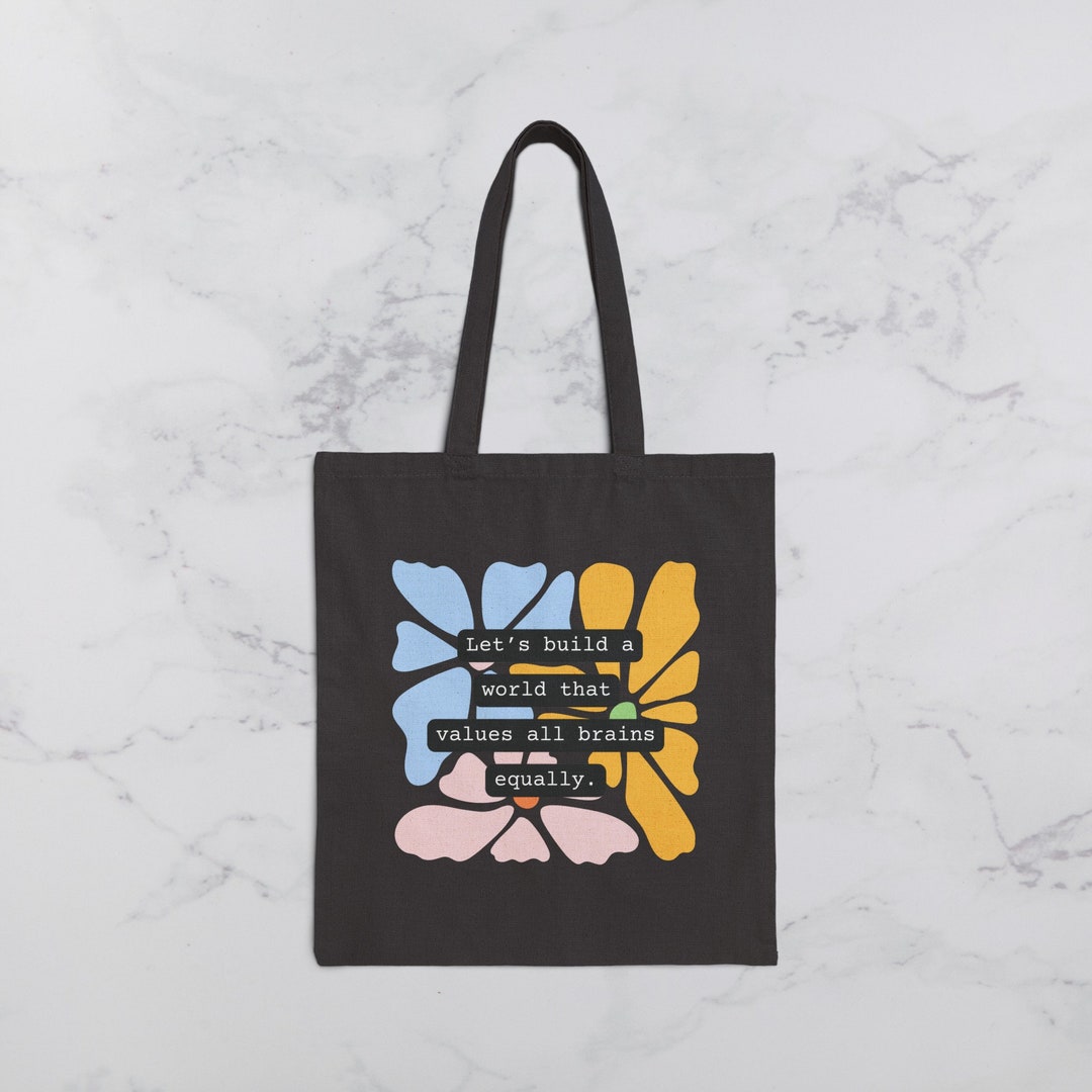 Neurodiversity Tote Bag, Teacher Tote Bag, BCBA Tote Bag, DBT Tote Bag ...