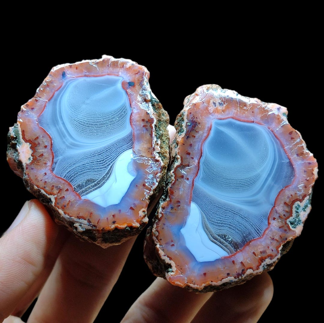 Moroccan Agate Geode – Polished Natural Agate From Sidi Rahal, Morocco ...