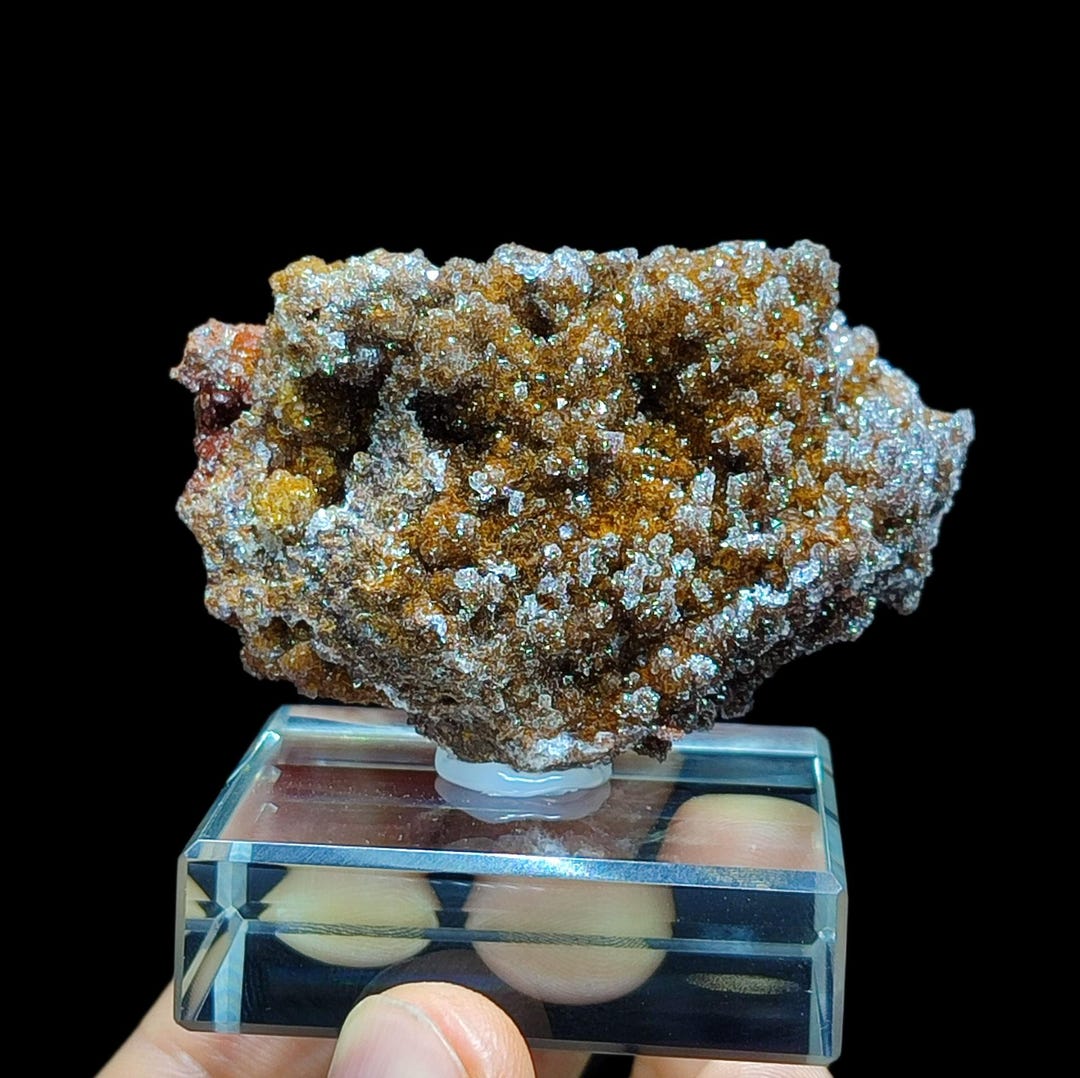 Rare Manganese With Calcite & Quartz Crystal Cluster – Moroccan Mineral ...