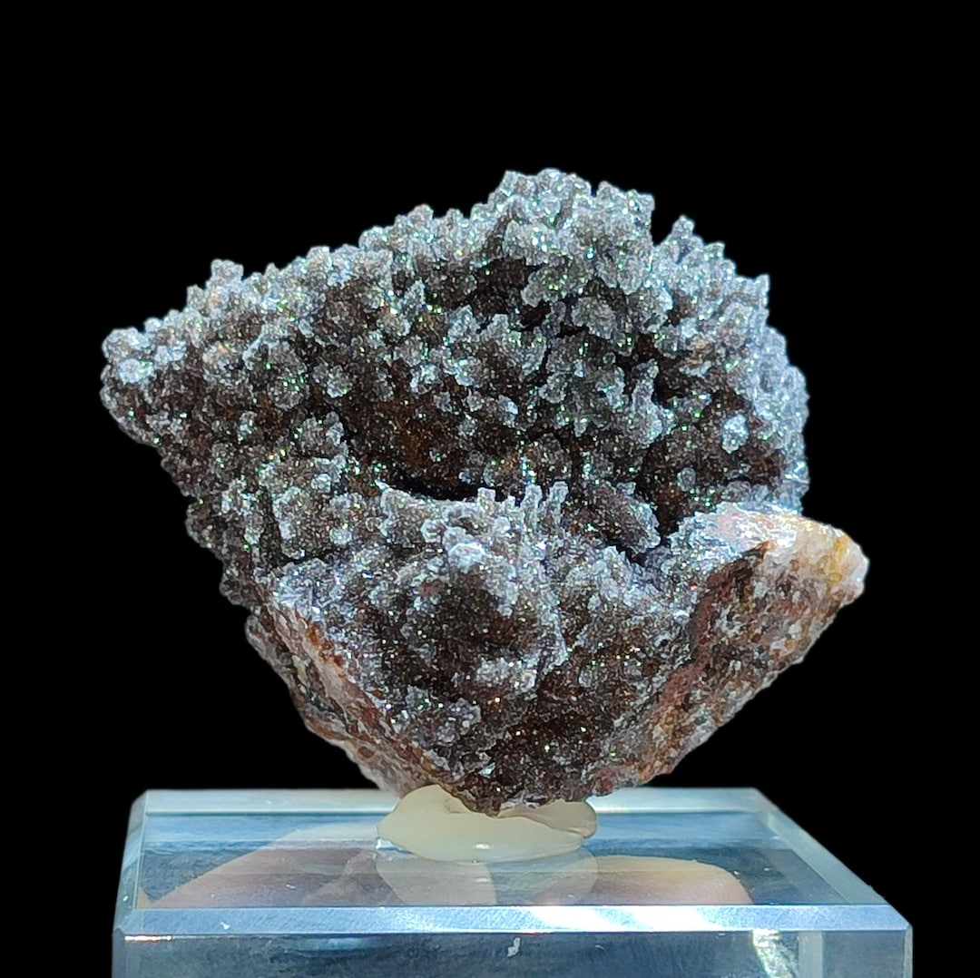 Manganese With Quartz & Gypsum Crystal Cluster From Taouz, Morocco ...