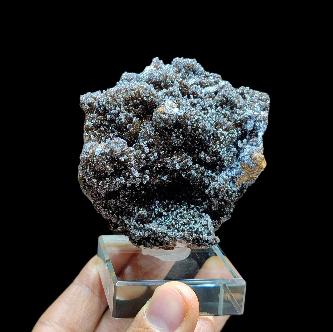 Manganese With Calcite & Quartz – Moroccan Mineral Specimen – Rare ...