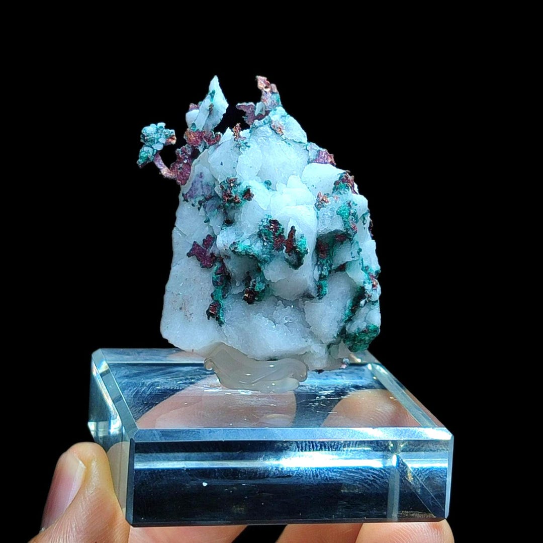 New Find! Rare Native Copper on Quartz – Ahouli Mines, Midelt, Morocco ...