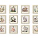 Printable Set of 12 Chinese Zodiac Animals Traditional Watercolor ...