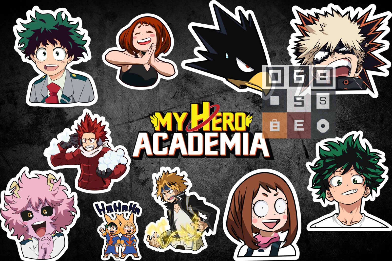 Anime Sticker Design Bundle | Best Anime Stickers in PNG Format | Cute ...