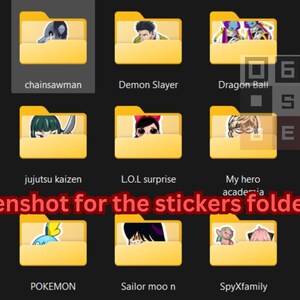 Anime Sticker Design Bundle | Best Anime Stickers in PNG Format | Cute ...