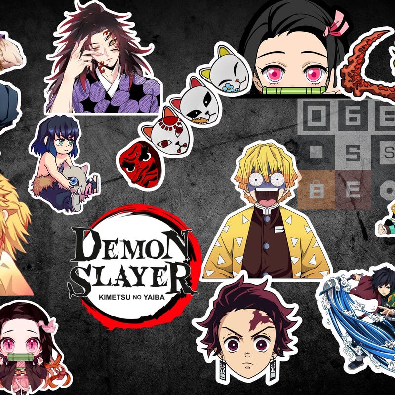Cute Anime Stickers - Etsy