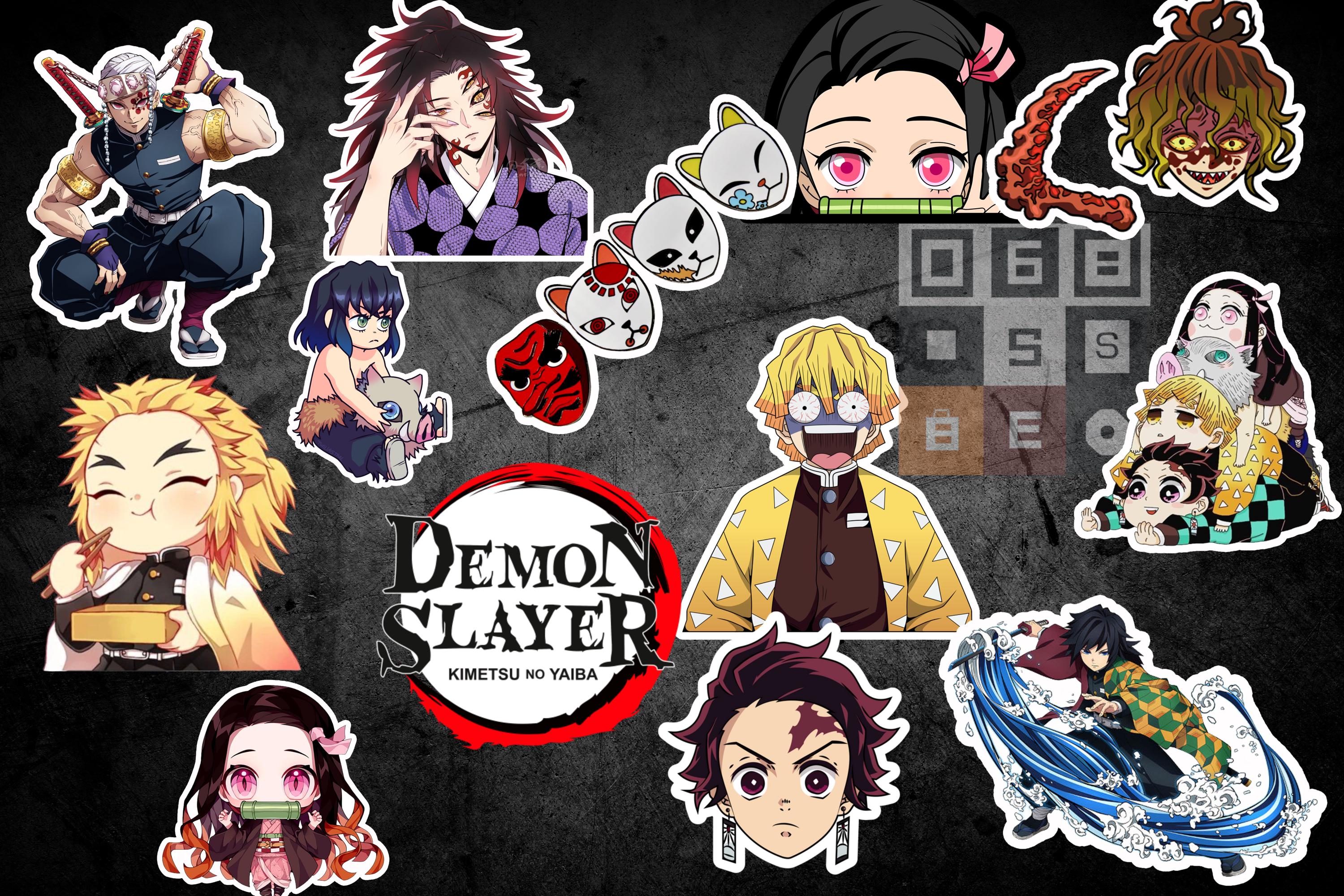 Anime Sticker Design Bundle | Best Anime Stickers in PNG Format | Cute ...