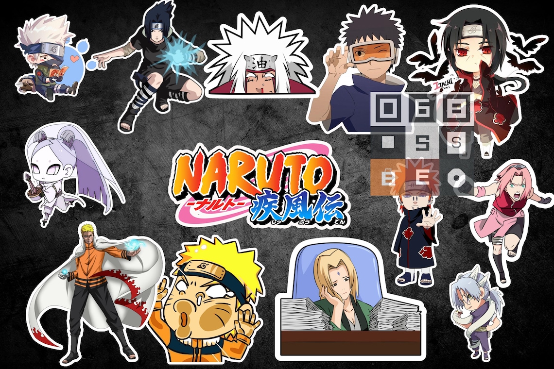Anime Sticker Design Bundle | Best Anime Stickers in PNG Format | Cute ...