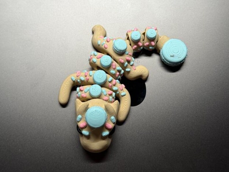 Baby Articulated Macaron Dragon - 3D Print Files & Commercial License ...