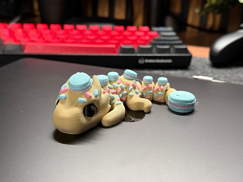 Baby Articulated Macaron Dragon - 3D Print Files & Commercial License ...