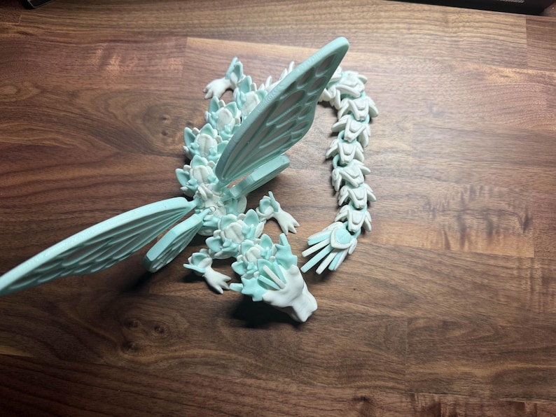 Butterfly Articulated Dragon - 3D Print STL Files & Commercial License ...