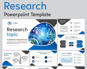 Professional Research Powerpoint Template Editable Scientific ...