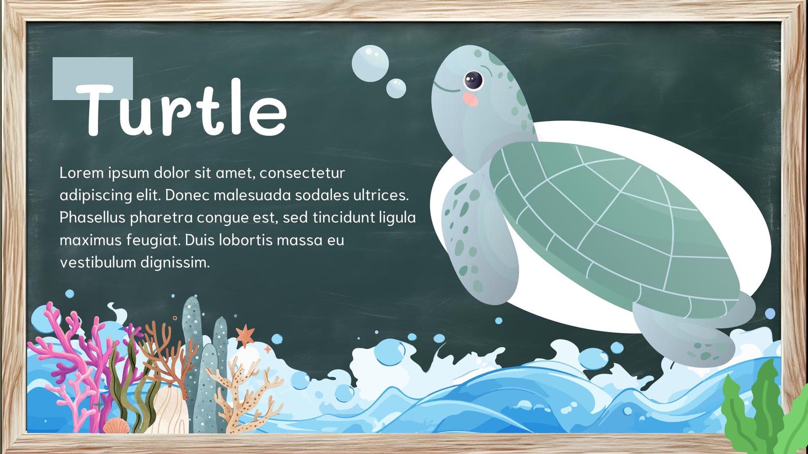 Ocean Animals Powerpoint Template | Underwater Theme Presentation for ...