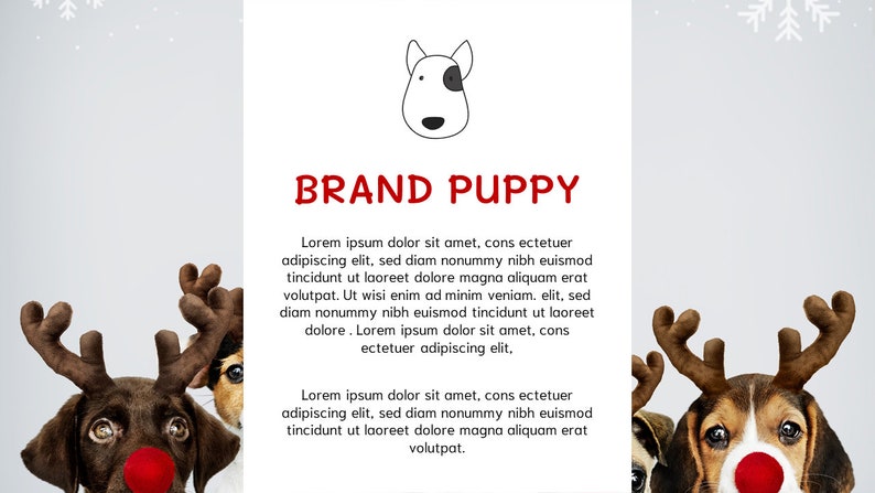 Cute Puppy Pet Shop Powerpoint Template | Editable Slides for Pet ...