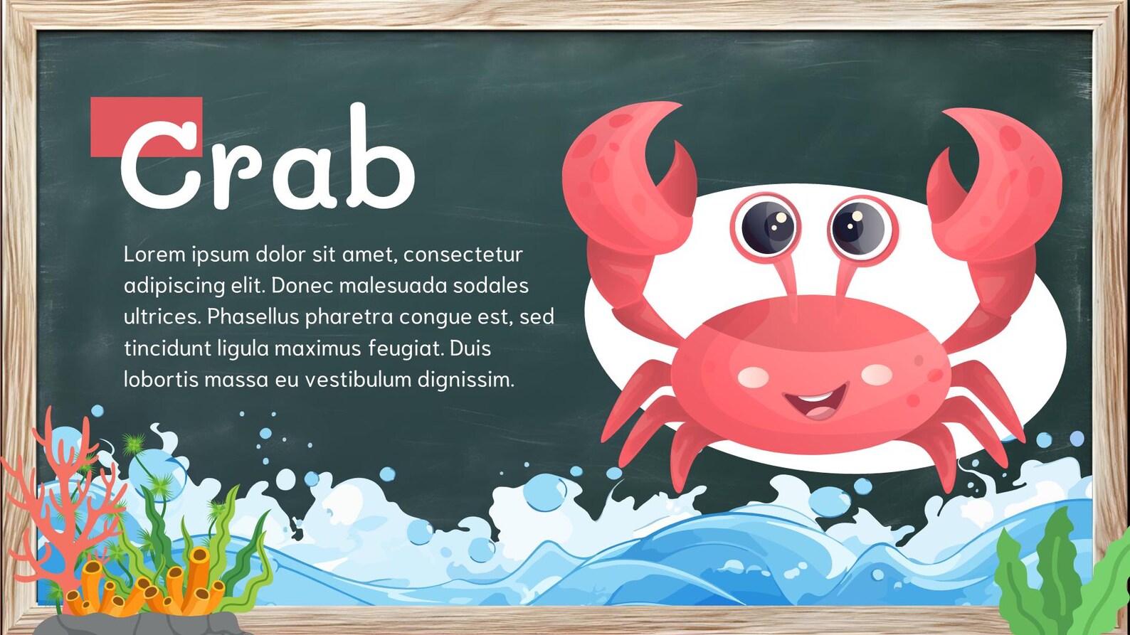 Ocean Animals Powerpoint Template | Underwater Theme Presentation for ...