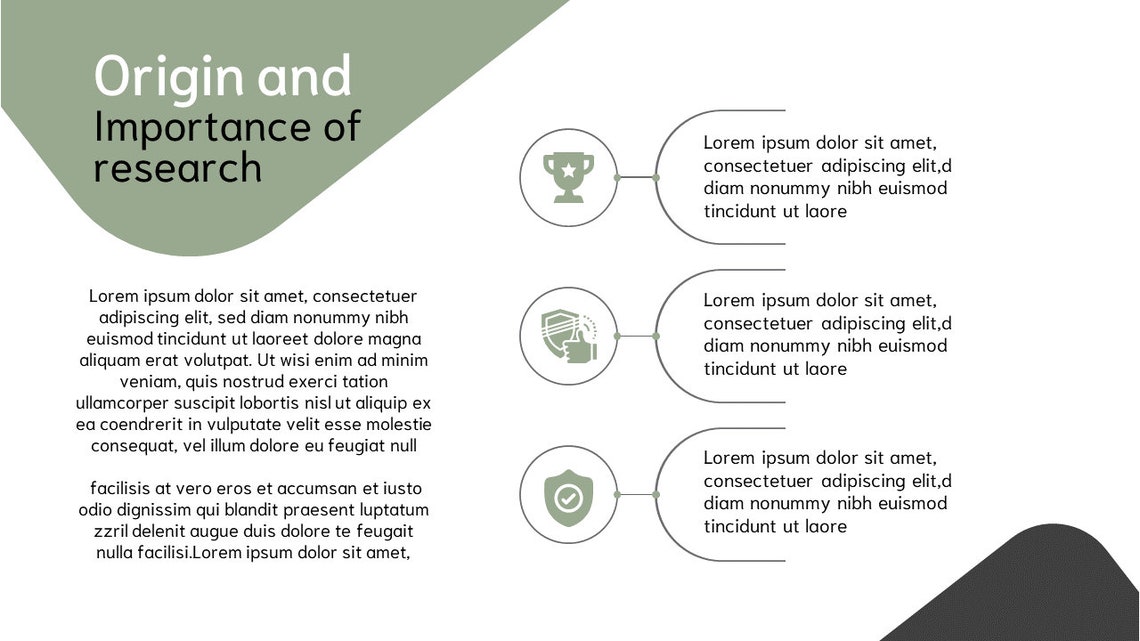 Elegant Green Themed Research Presentation Powerpoint Template ...