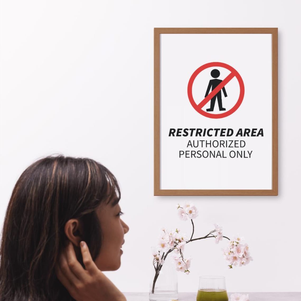Restricted Area Sign - Authorized Personnel Only - Printable A4 PDF ...
