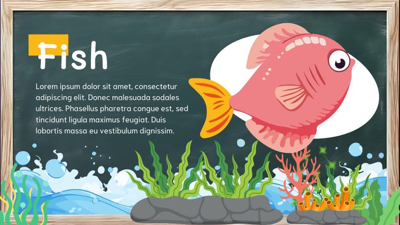 Ocean Animals Powerpoint Template | Underwater Theme Presentation for ...