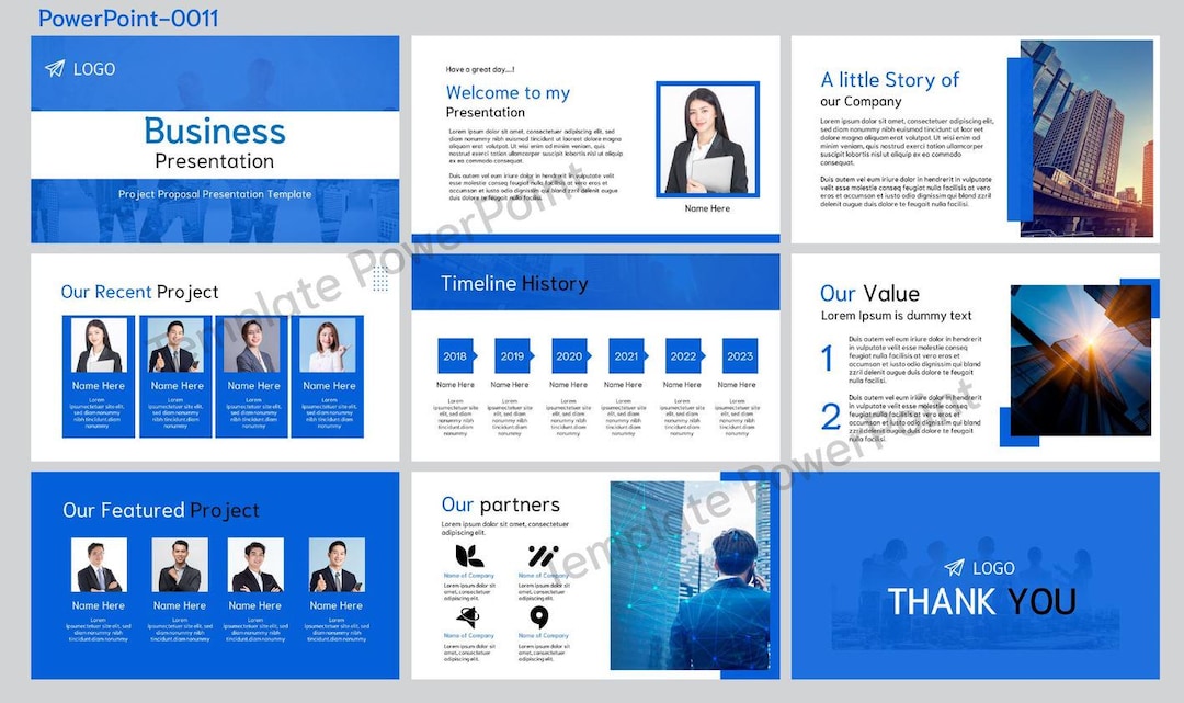 Business Proposal PPT Template - Professional Powerpoint for Project ...