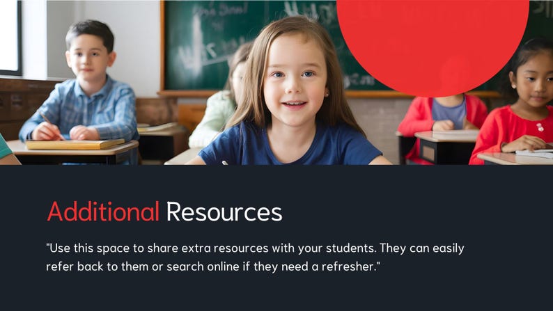 English Class Powerpoint Template - Editable Slides for Schools ...