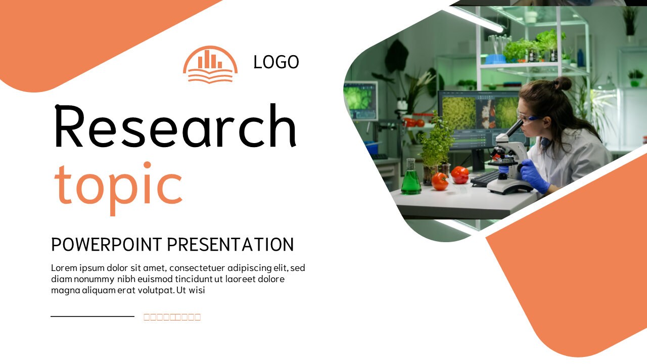 Professional Research Powerpoint Template - Editable Scientific ...