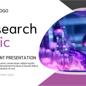 Elegant Scientific Research Powerpoint Presentation Template [9 Slides ...